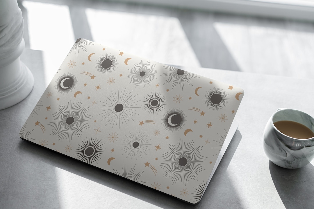 Sun and Moon Laptop Skin, Laptop Cover, Laptop Skins, Removable Laptop ...