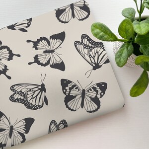 Black Butterfly Laptop Skin, Laptop Cover, Laptop Skins, Removable ...