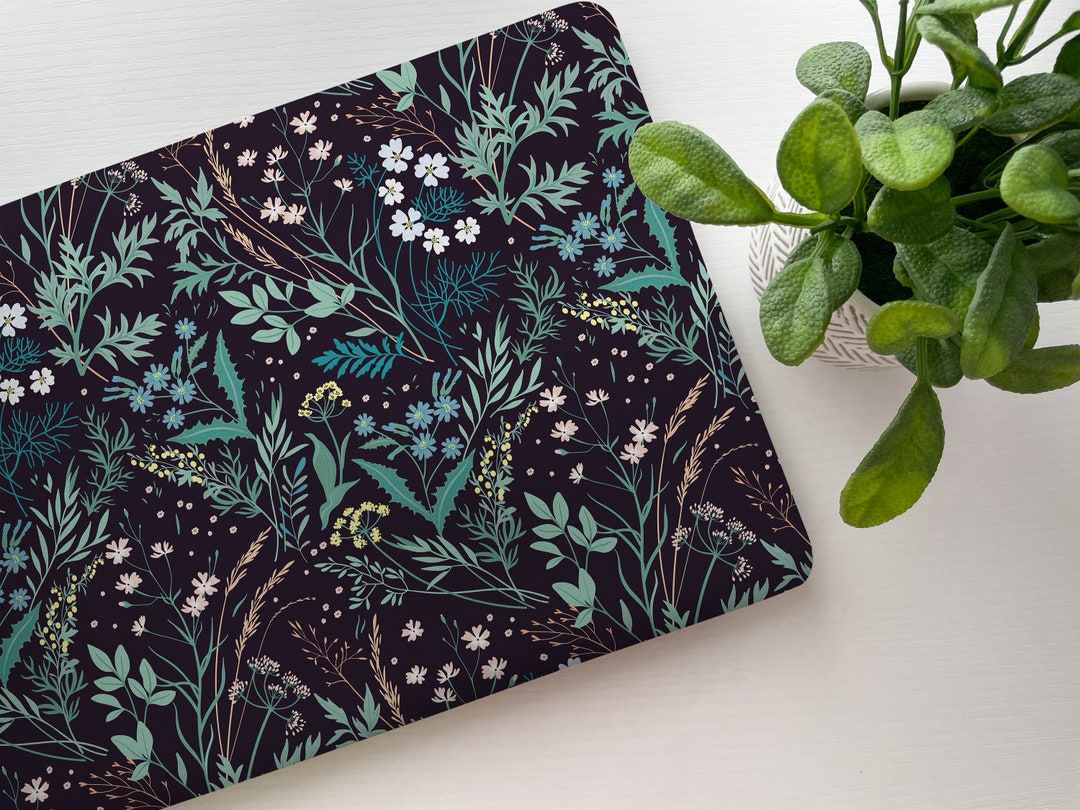 Wildflower Floral Laptop Skin, Laptop Cover, Laptop Skins, Removable ...