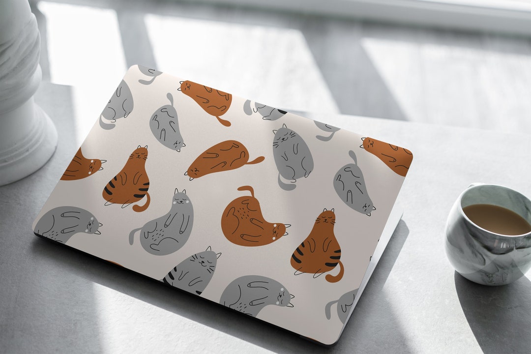 Boho Cats Laptop Skin, Laptop Cover, Laptop Skins, Removable Laptop ...