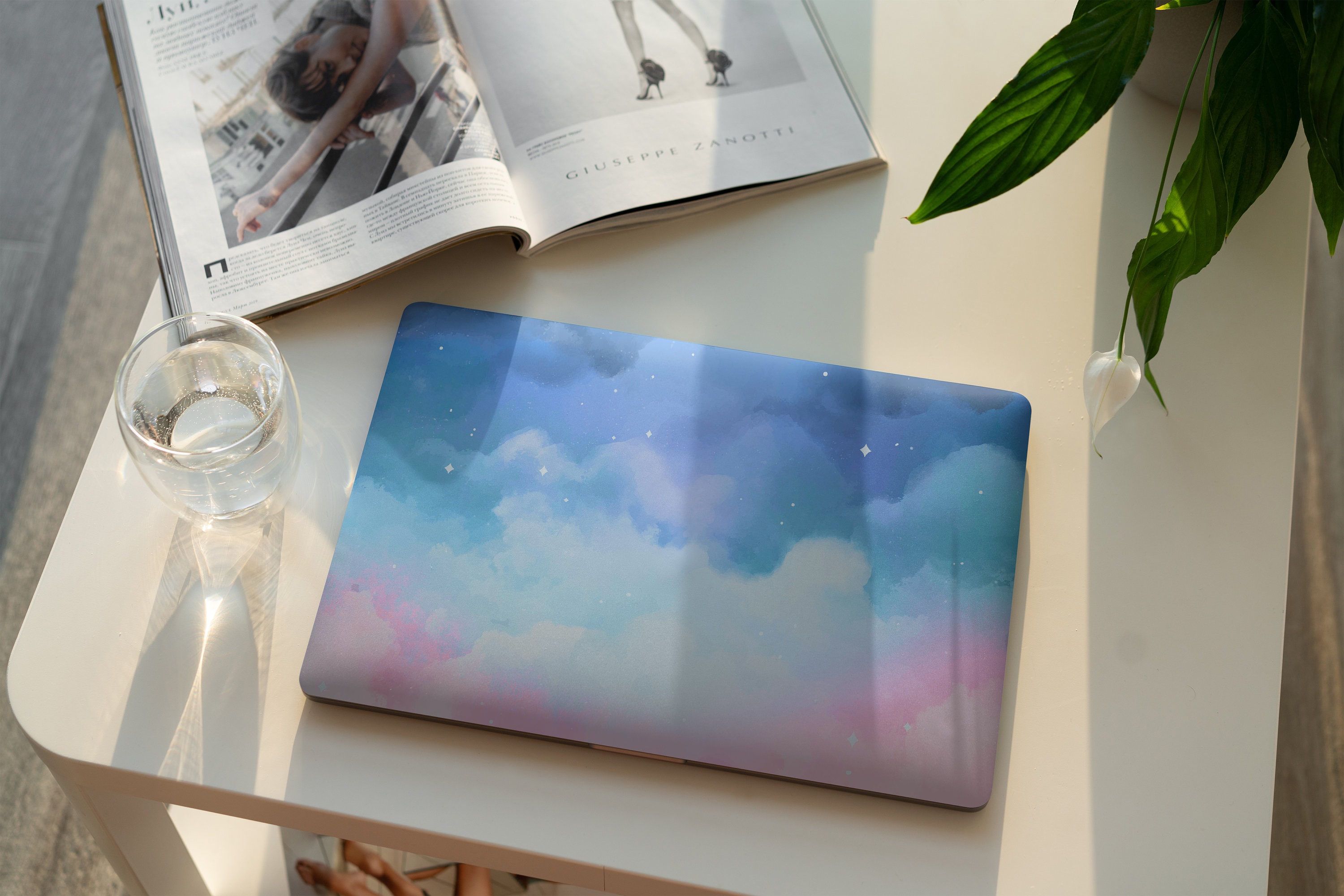 Sky and Stars Laptop Skin Laptop Cover Laptop Skins - Etsy
