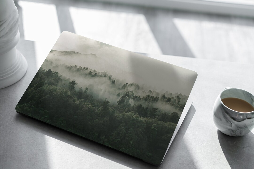 Mountain Trees Laptop Skin, Laptop Cover, Laptop Skins, Removable ...