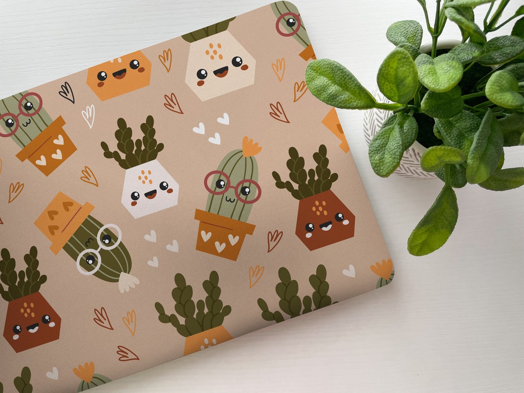 Boho Cactus Cute Laptop Skin, Laptop Cover, Laptop Skins, Removable ...
