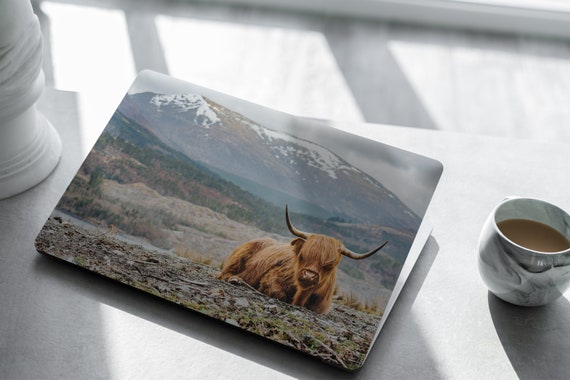 Highland Cow Laptop Skin Laptop Cover Laptop Skins - Etsy