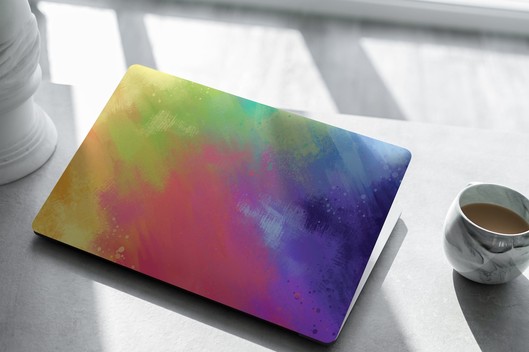 Rainbow Laptop Skin, Laptop Cover, Laptop Skins, Removable Laptop Skins ...