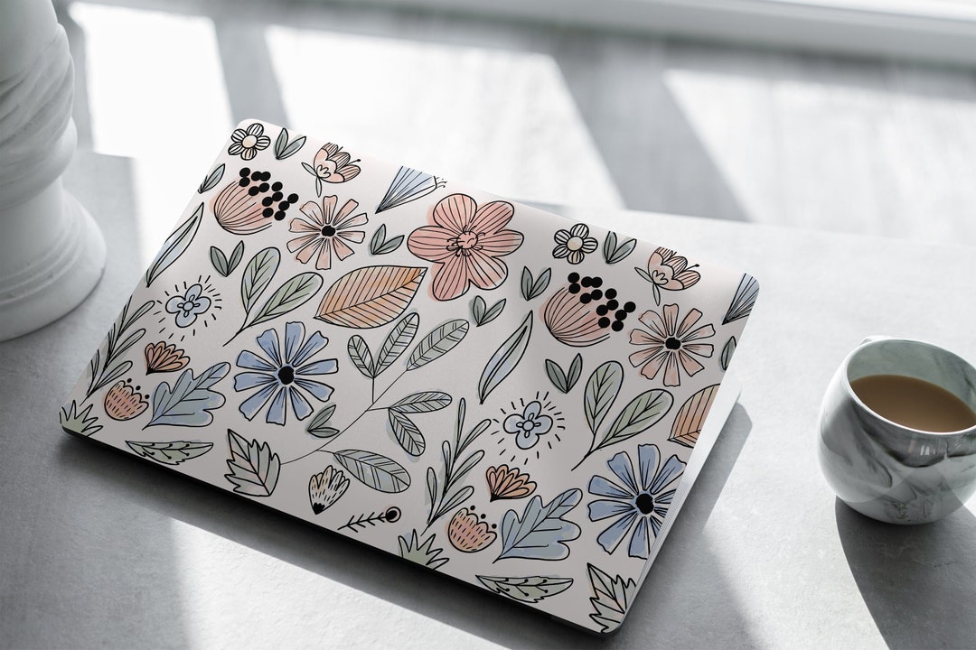 Watercolor Laptop Skin, Laptop Cover, Laptop Skins, Removable Laptop ...