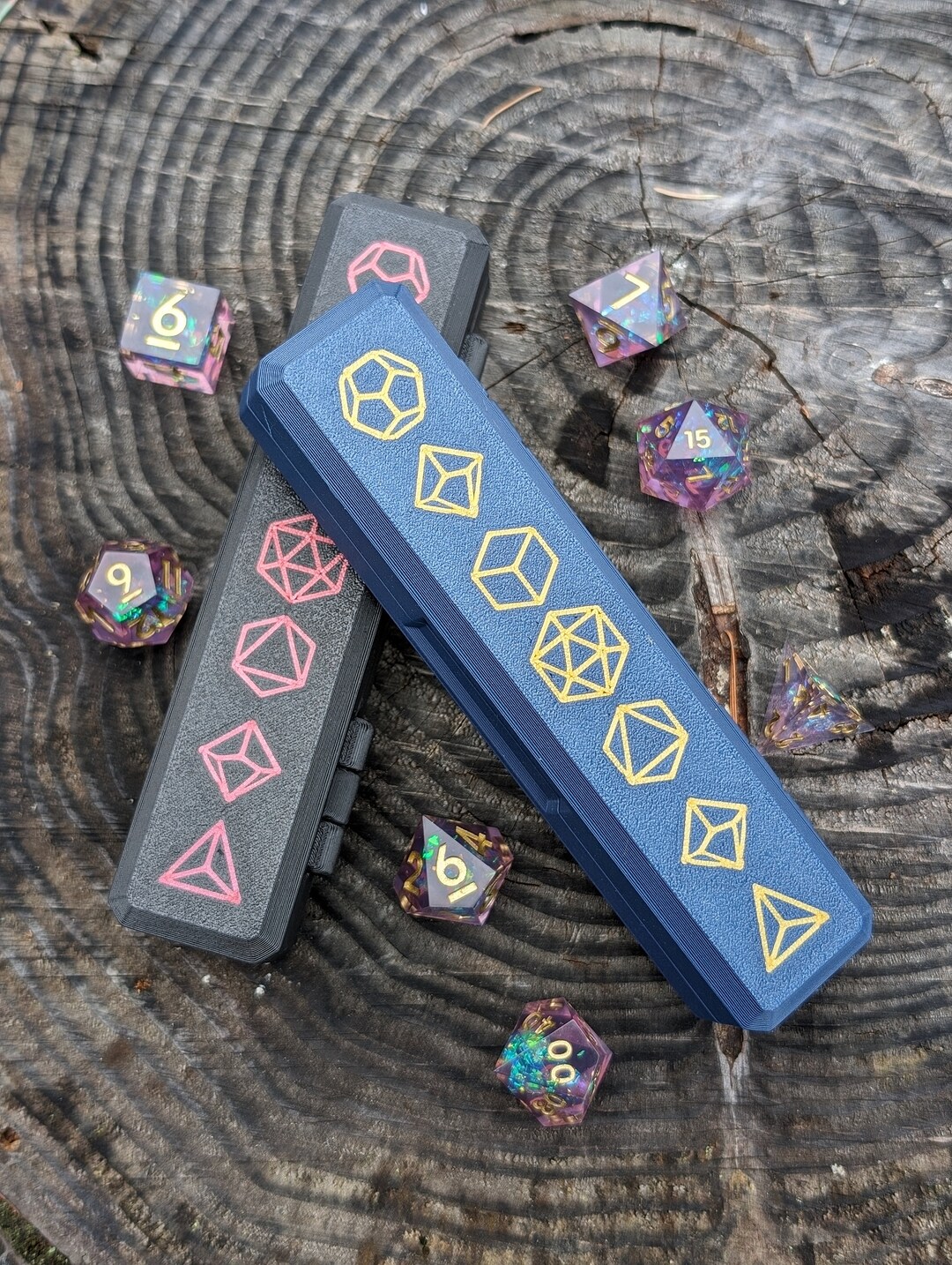 Dice Storage Vault for D&D and Pathfinder - Single Set Dice Box ...