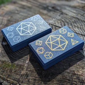 Dice Storage Vault for D&D and Pathfinder - Triple Set Dice Box STL ...