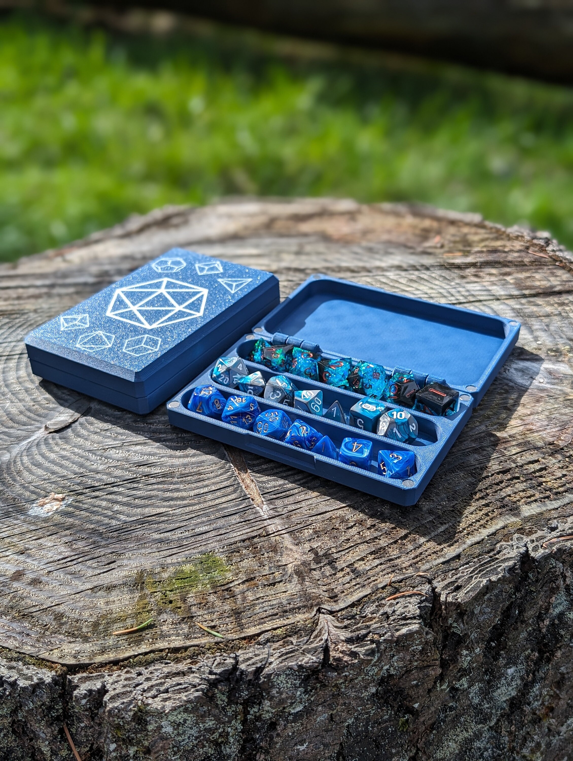 Dice Storage Vault for D&D and Pathfinder - Triple Set Dice Box STL ...