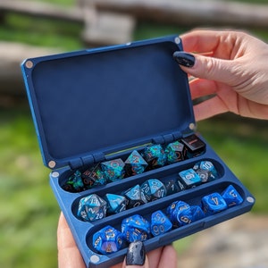 Dice Storage Vault for D&D and Pathfinder - Triple Set Dice Box STL ...