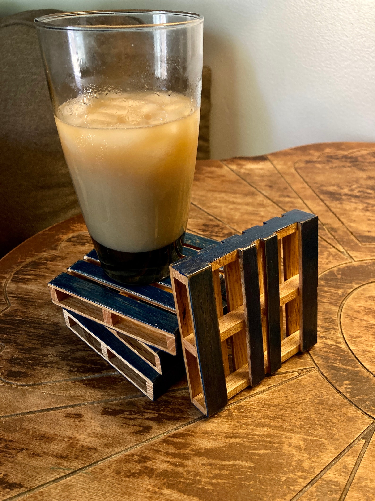 Miniature Reclaimed Oak Pallet Wood Coster, Bar Soap Tray, Trivet - Etsy