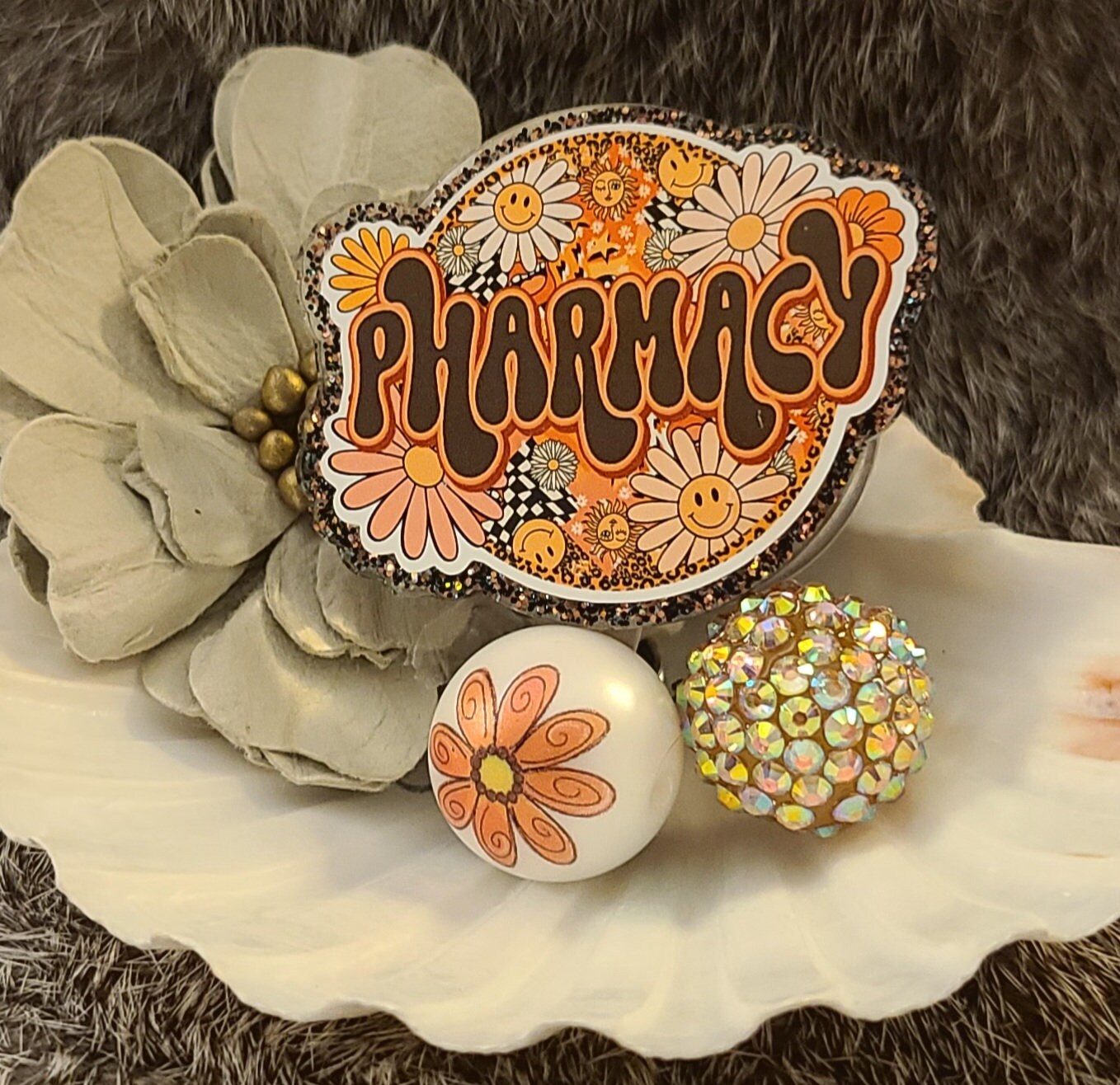 Retro Pharmacy Badge Reel, Medical Badge Reel, Nurse Badge Reel - Etsy