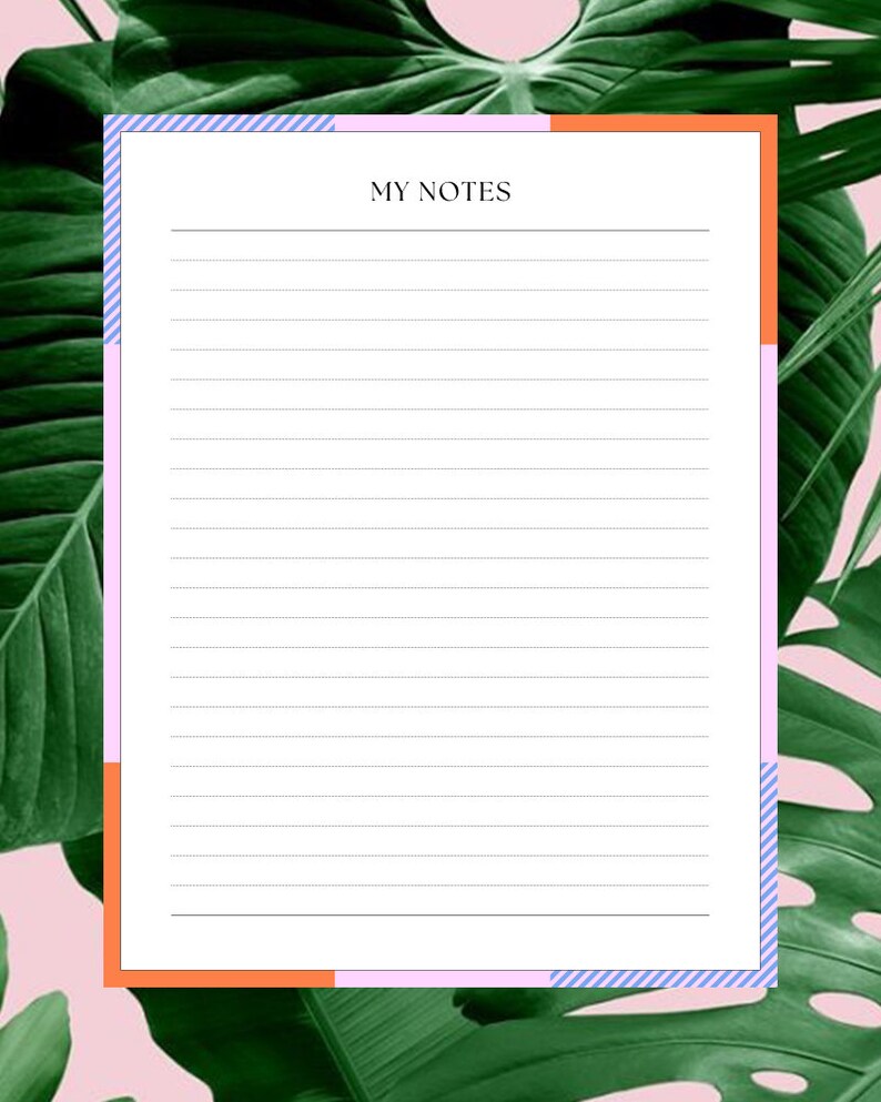 Printable Daily Planner PDF, PDF Digital Dowload - Etsy