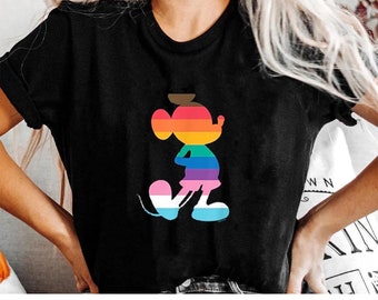 Mouse LGBTQ Love Svg Png, Cartoon SVG, Layered Mouse Pride Svg, Pride ...