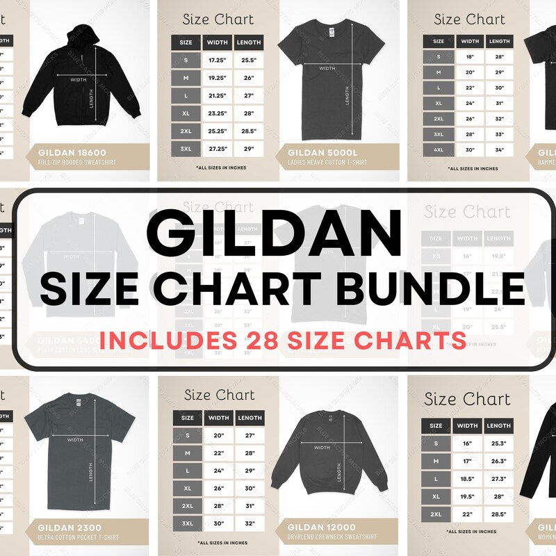 Design Size Chart - Etsy
