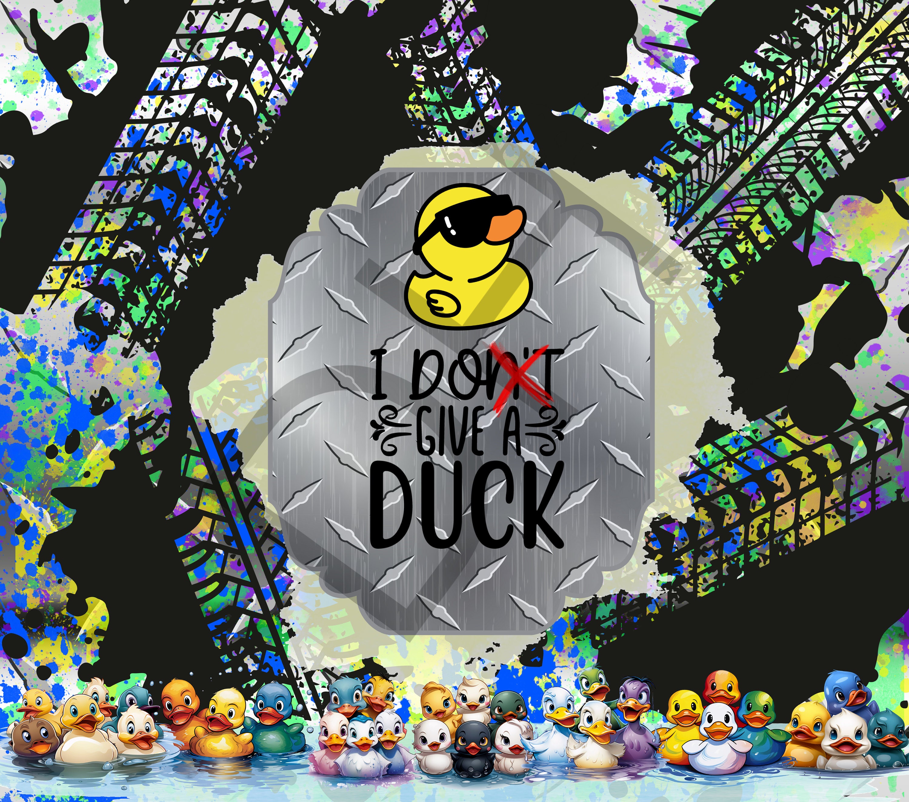 DIGITAL DOWNLOAD Only. I Do Give a Duck Sublimation Tumbler Design. - Etsy