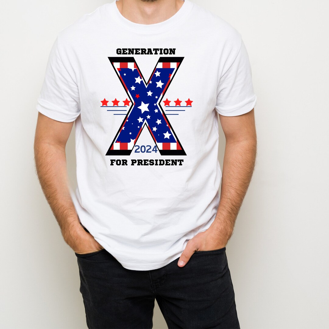 DIGITAL DOWNLOAD Only. Generation X for President 2 Sublimation Designs ...