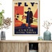 Vintage Travel Airplane Fly Art Decor. Airlines French Ad Art Wall ...
