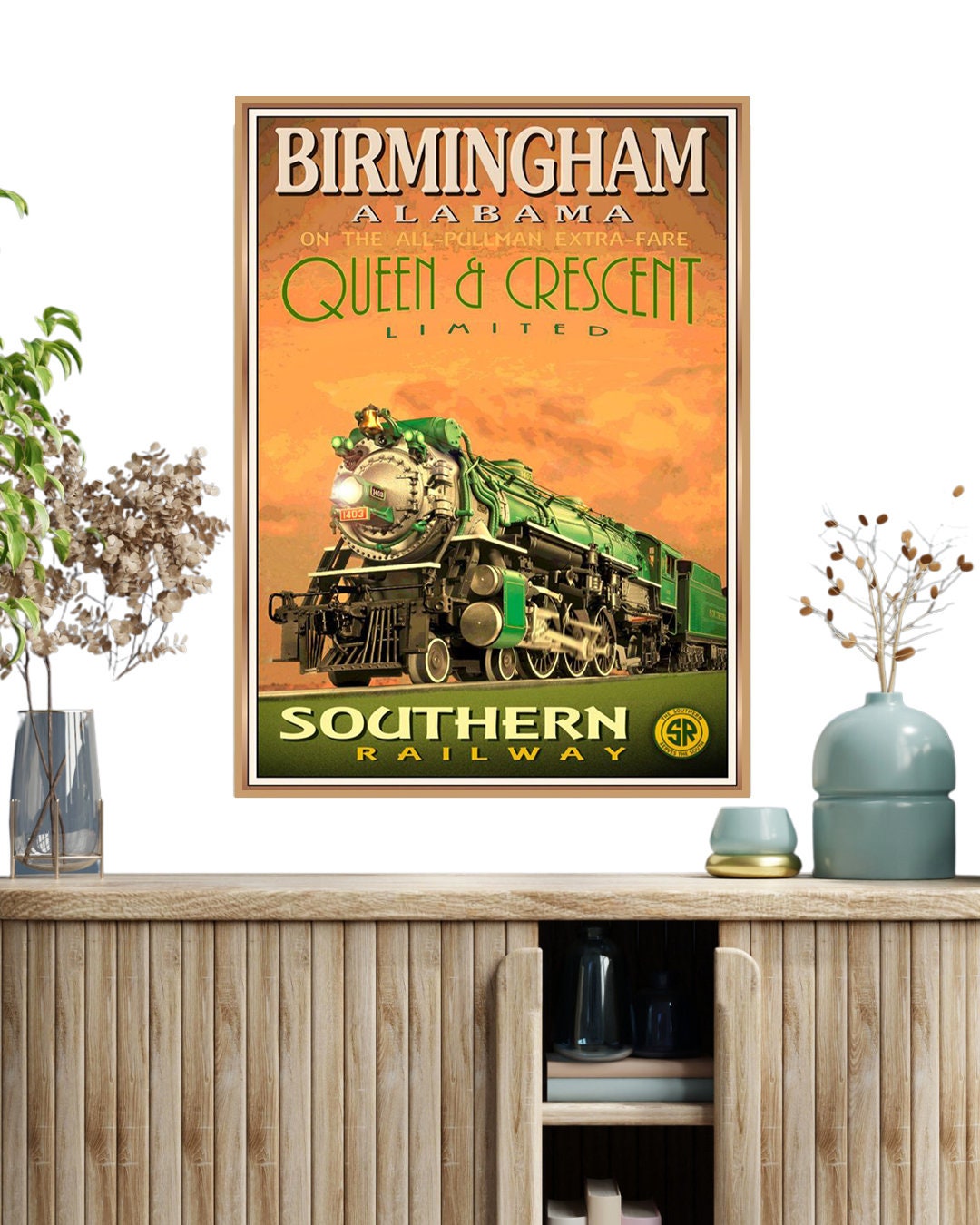 Vintage Southern Railway Ads Poster. Train Travel Print Retro Train ...