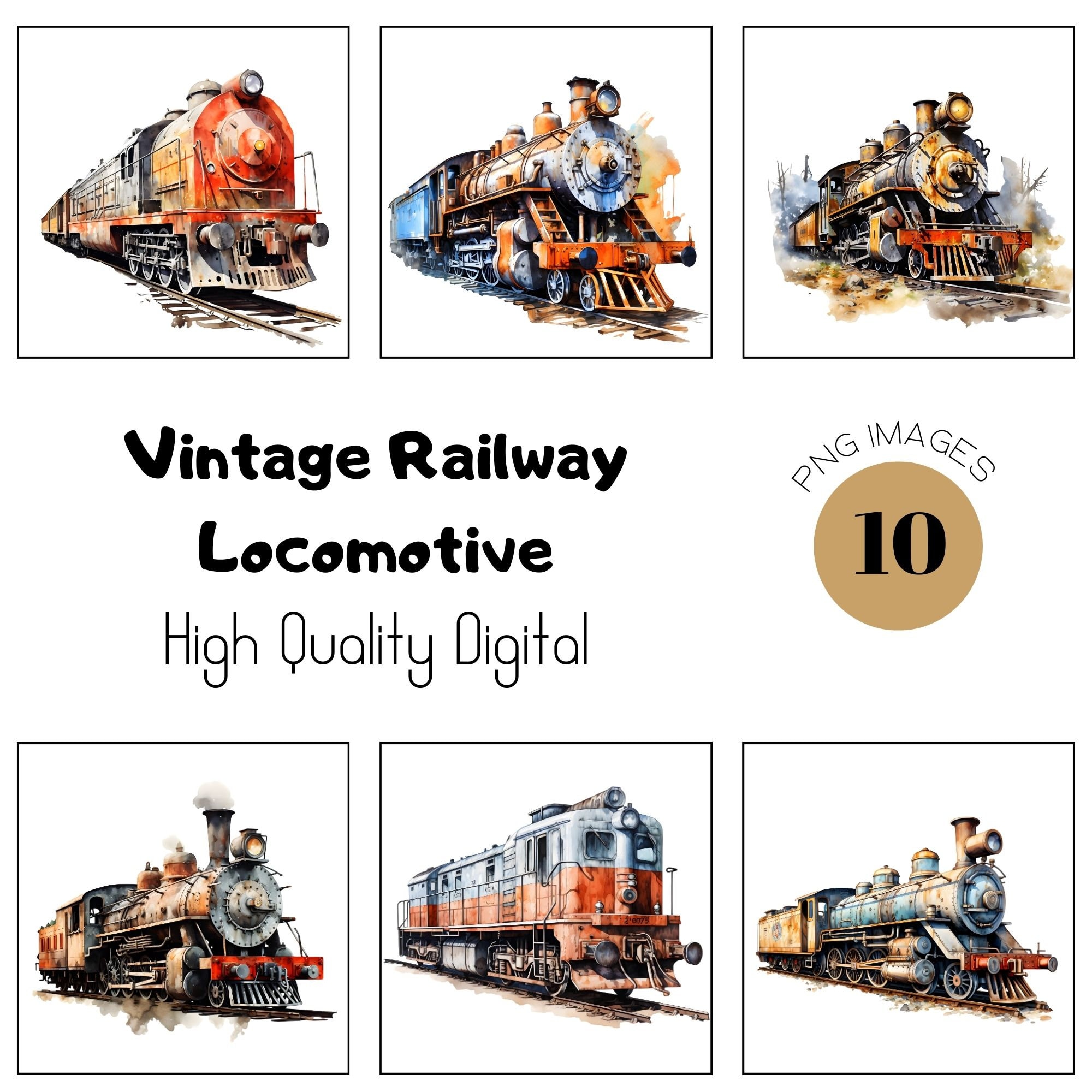 Modern Train Engine Clip Art