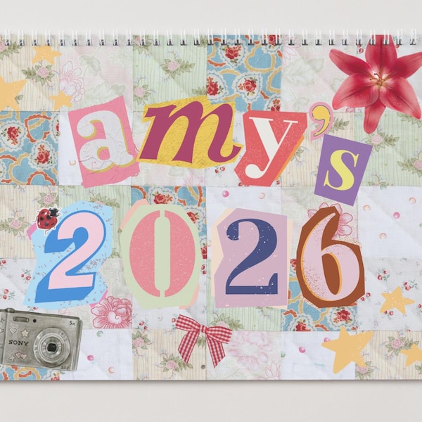 2026 Trendy Calendar - Etsy