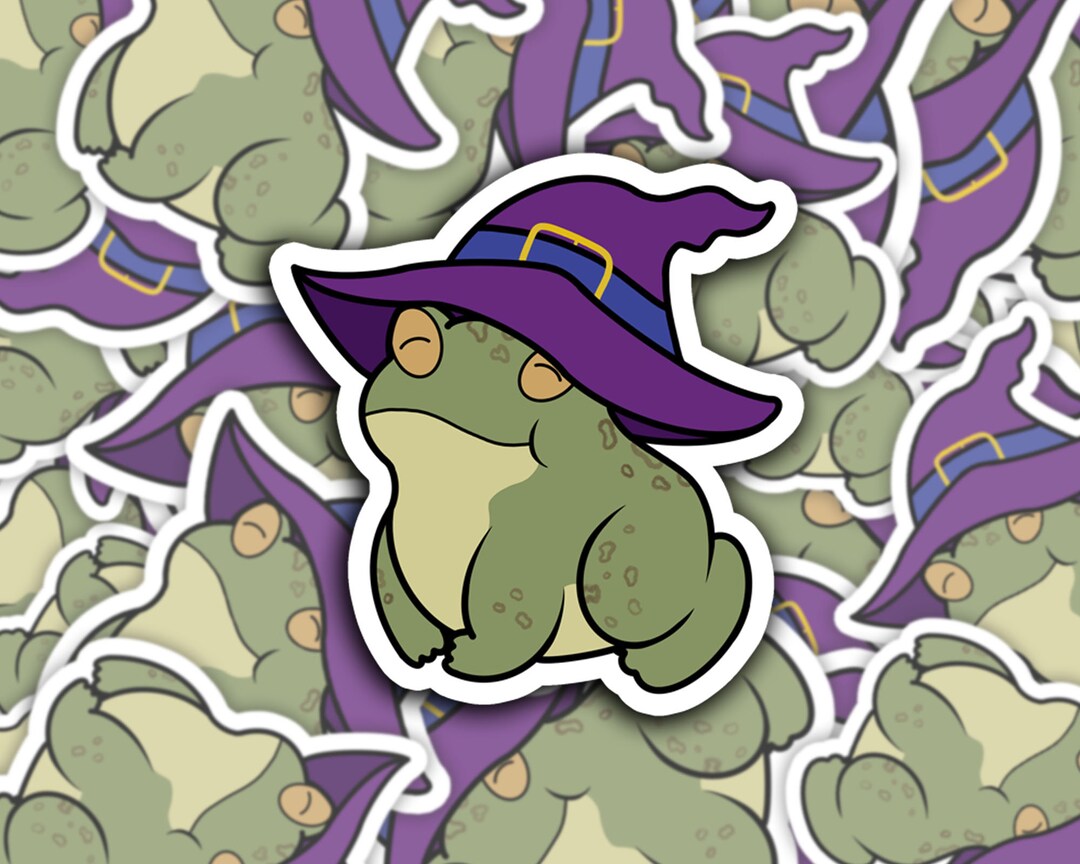Bobbert the Frog Frog Sticker Weatherproof Sticker Laptop - Etsy