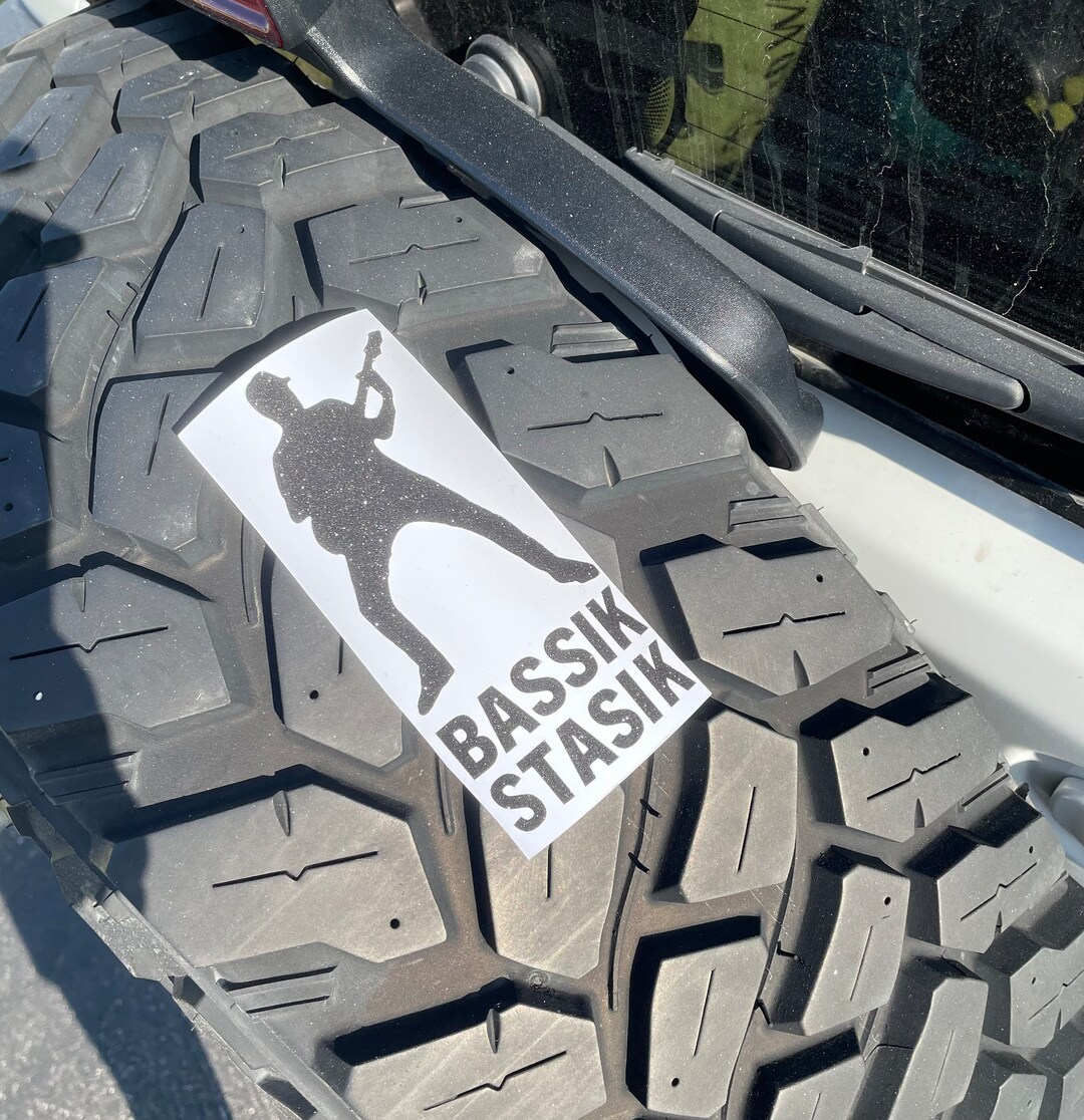 Bassik Stasik Vinyl Sticker - Etsy