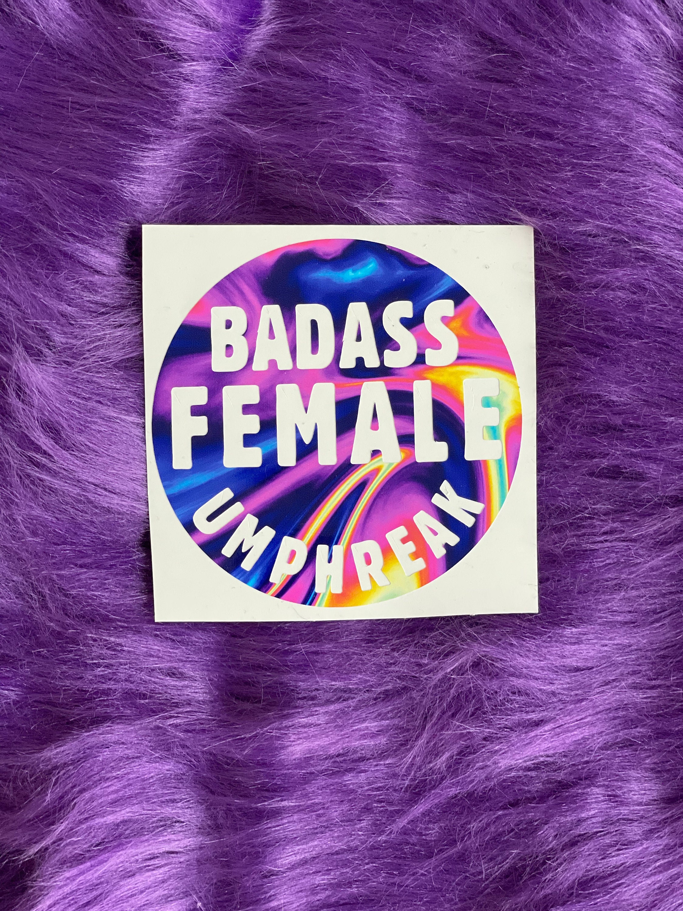 Badass Female Umphreak Vinyl Decal - Etsy