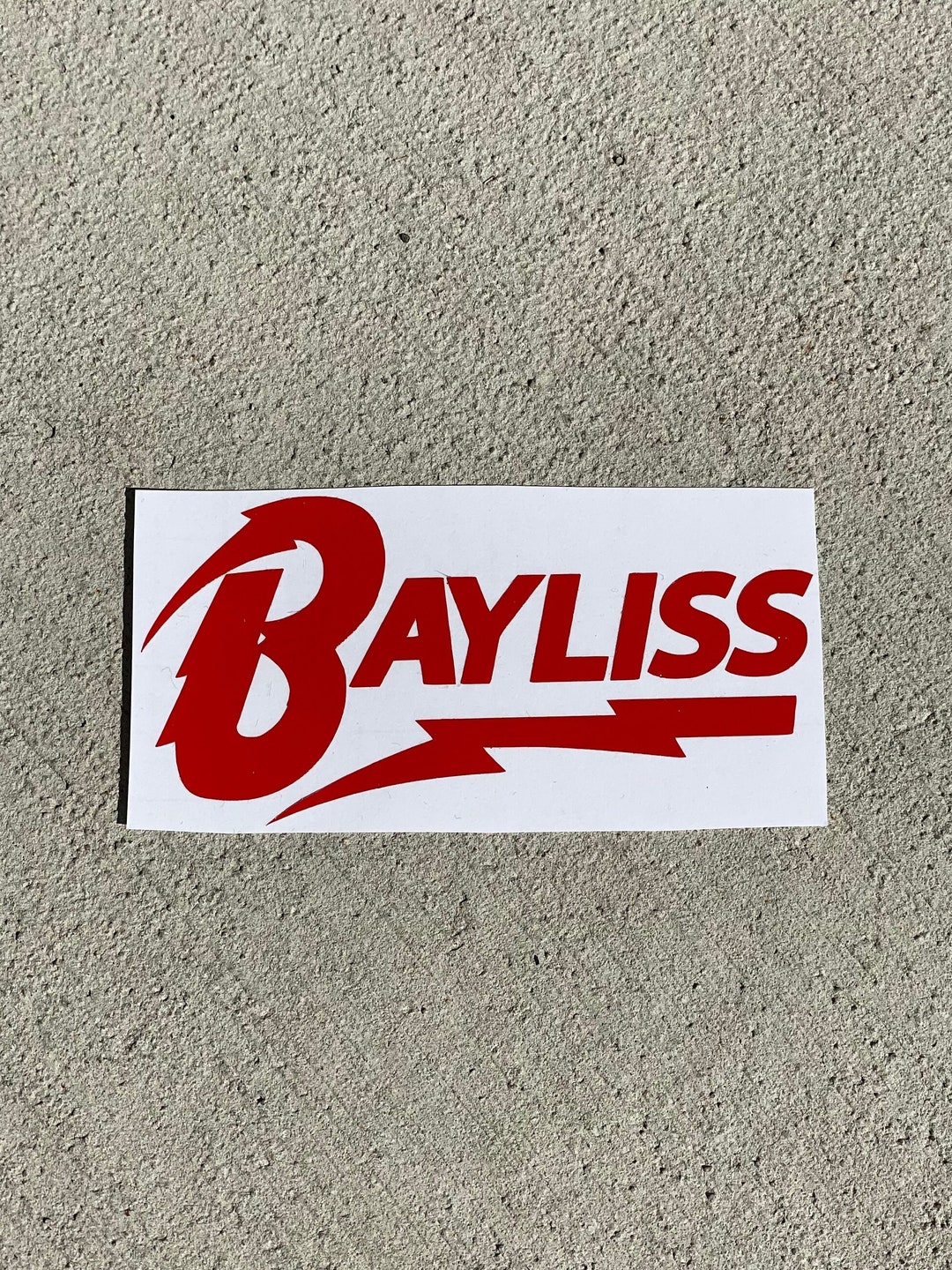 Bayliss Bowie Vinyl Decal - Etsy