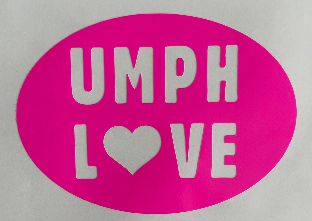 Color Changing Umph Love Vinyl Sticker - Etsy