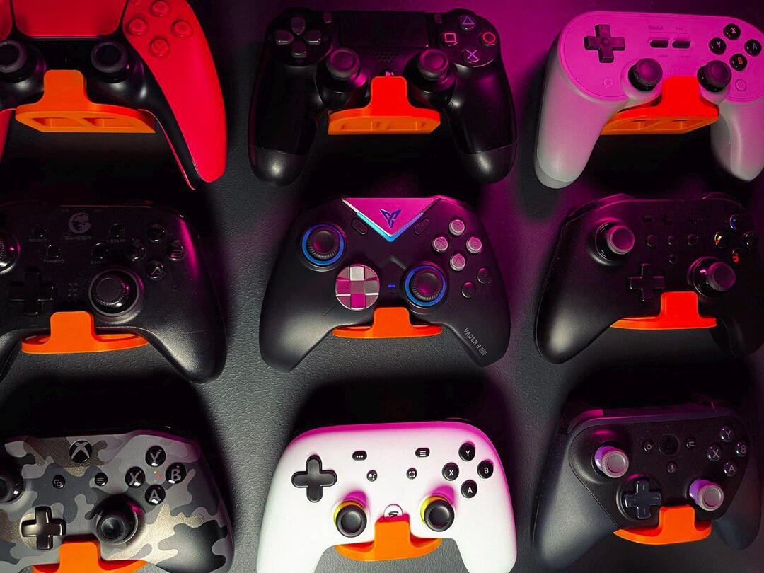 Universal Gaming Controller Wall Mount 3D Printed - Etsy
