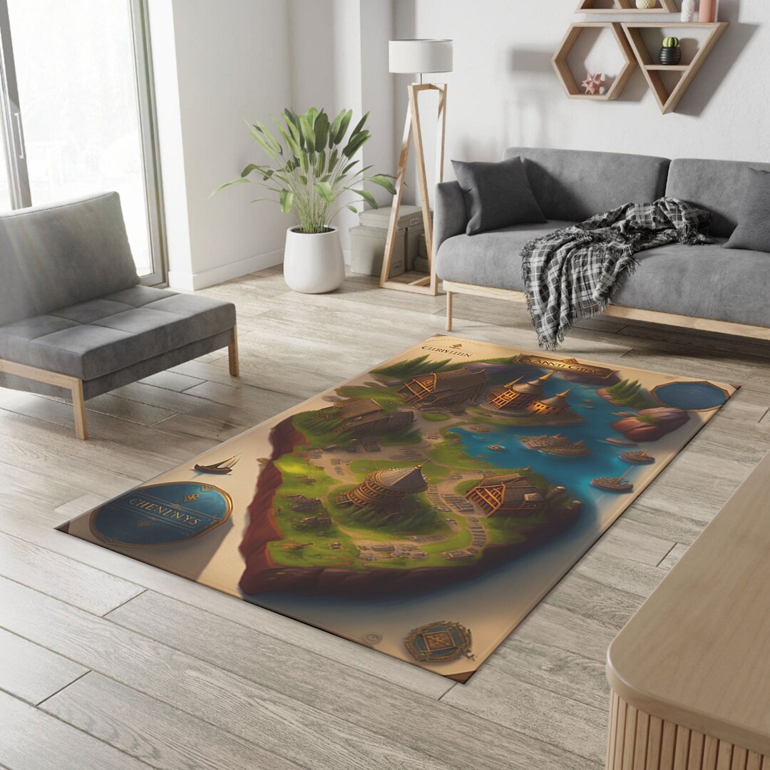 The Marauders Map Rug Vintage Rug Rugs for Living Room Home - Etsy