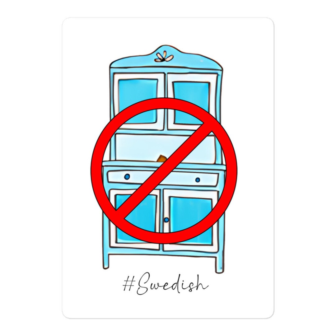 Please Don't Poop in the Blue Cabinet - Bubble-free Stickers - Etsy