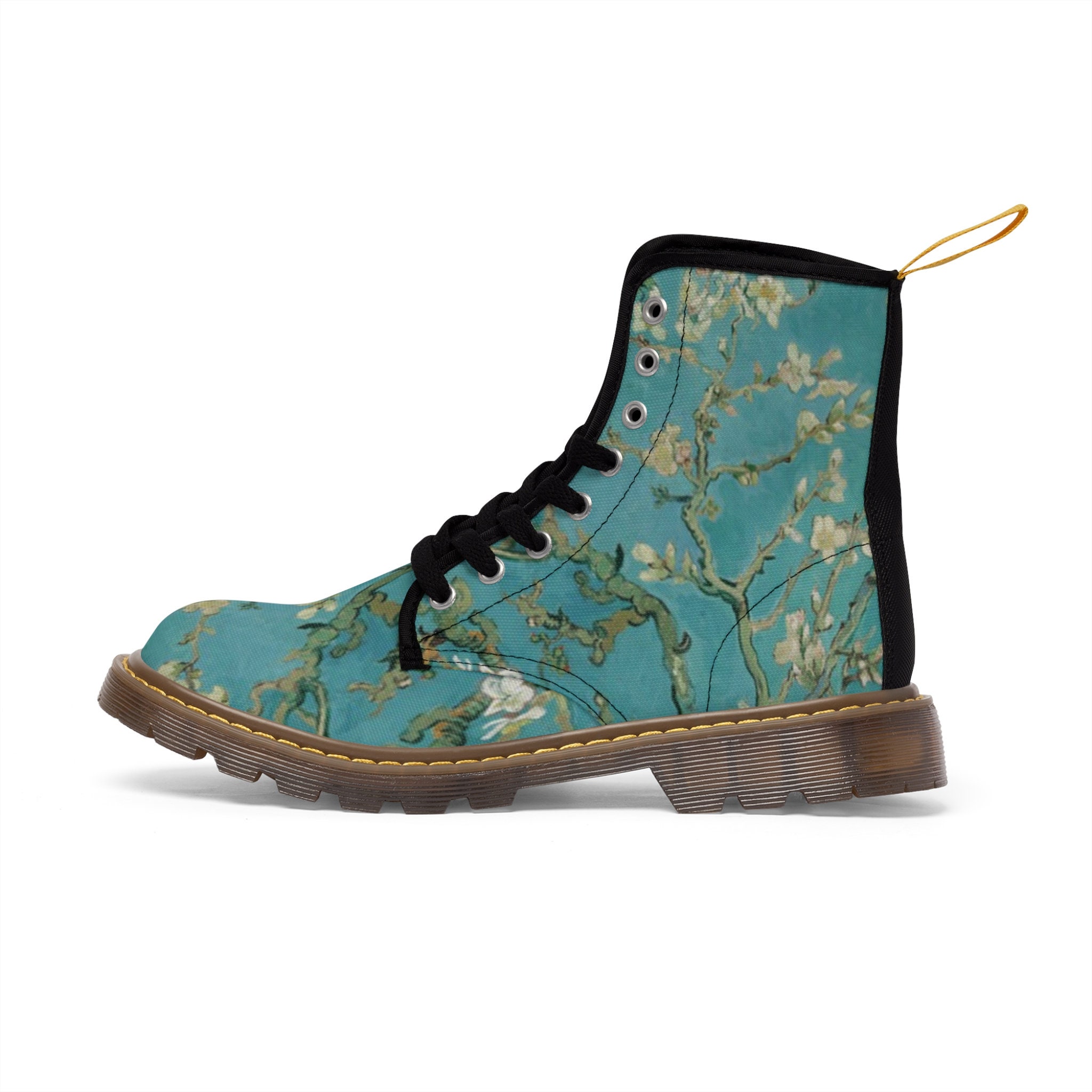 Van Gogh Almond Blossoms Inspired Women's Canvas Boots - Etsy