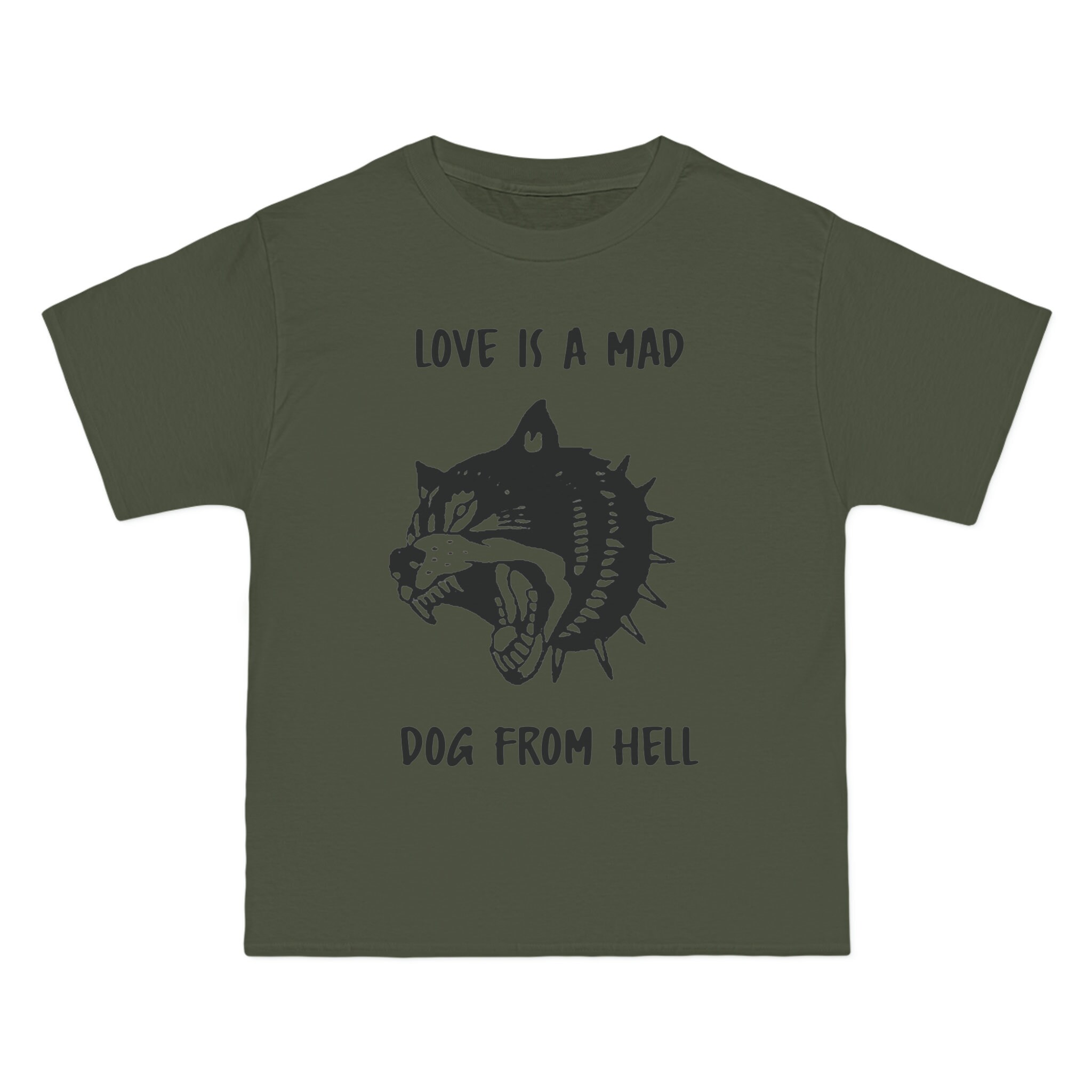 Love is a Mad Dog From Hell Beefy-t® Short-sleeve T-shirt - Etsy