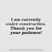 Sarcastic SVG "i Am Currently Under Construction..." Commercial Use SVG ...