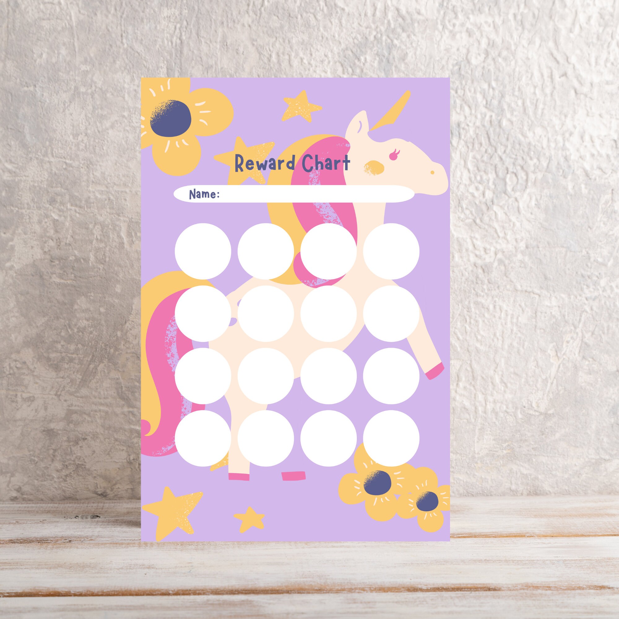 Unicorn Reward Chart - Etsy
