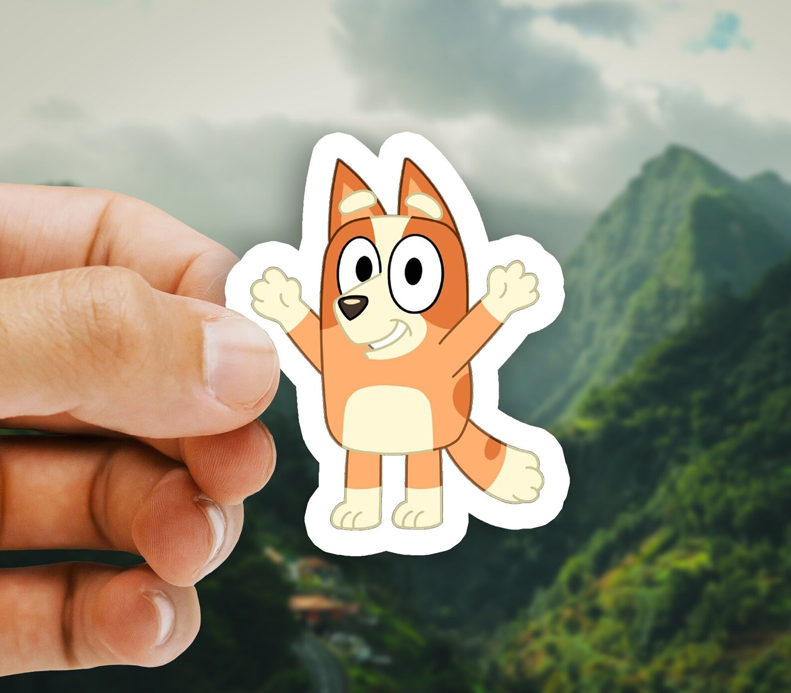 Bluey Sticker Bingo Bluey Sticker Laptop & Phone Case - Etsy België