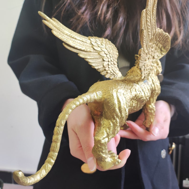 Brass Animal Flying Tiger Decorative Product Pure Copper Imitation Big ...