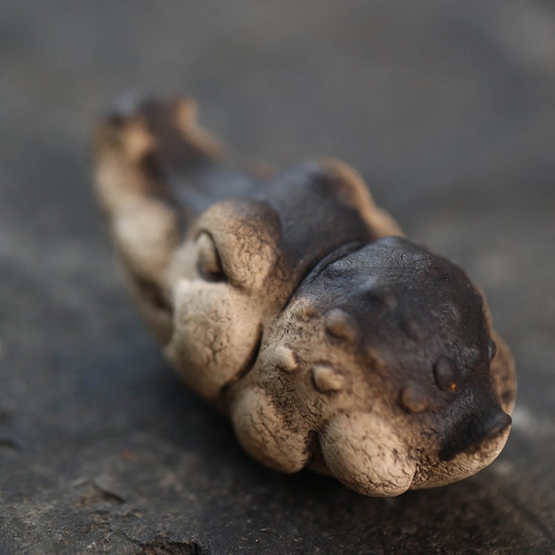 Ceramic Alligator Figurine Killer Mini Crocodile Paperweight Showpiece ...