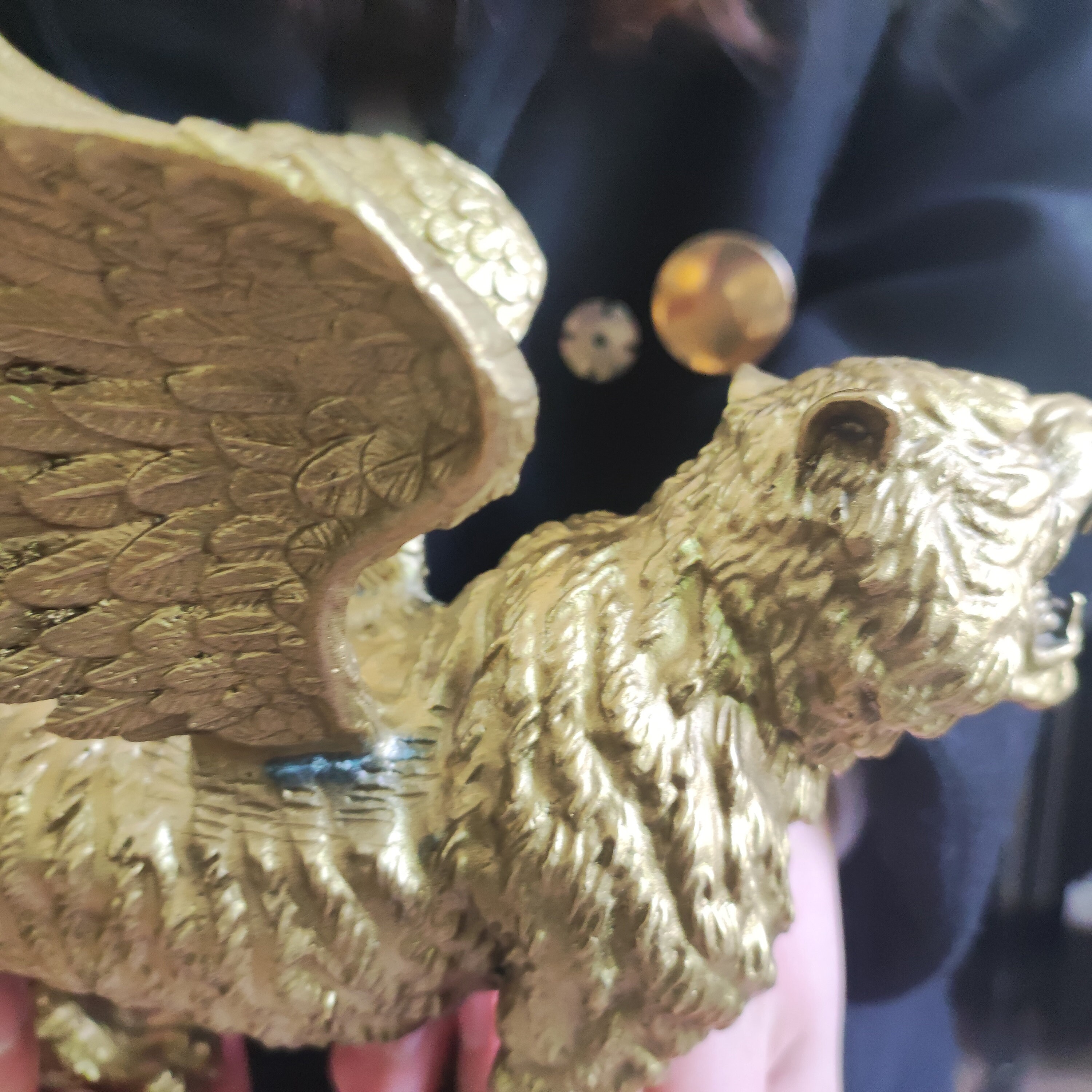 Brass Animal Flying Tiger Decorative Product Pure Copper Imitation Big ...