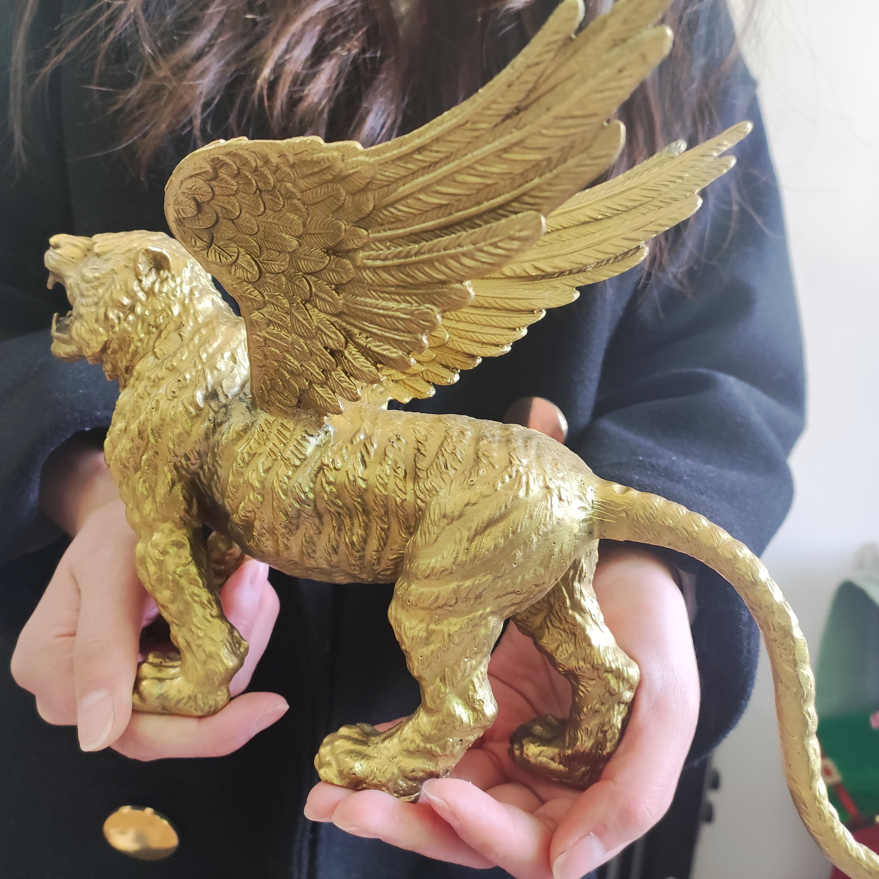 Brass Animal Flying Tiger Decorative Product Pure Copper Imitation Big ...