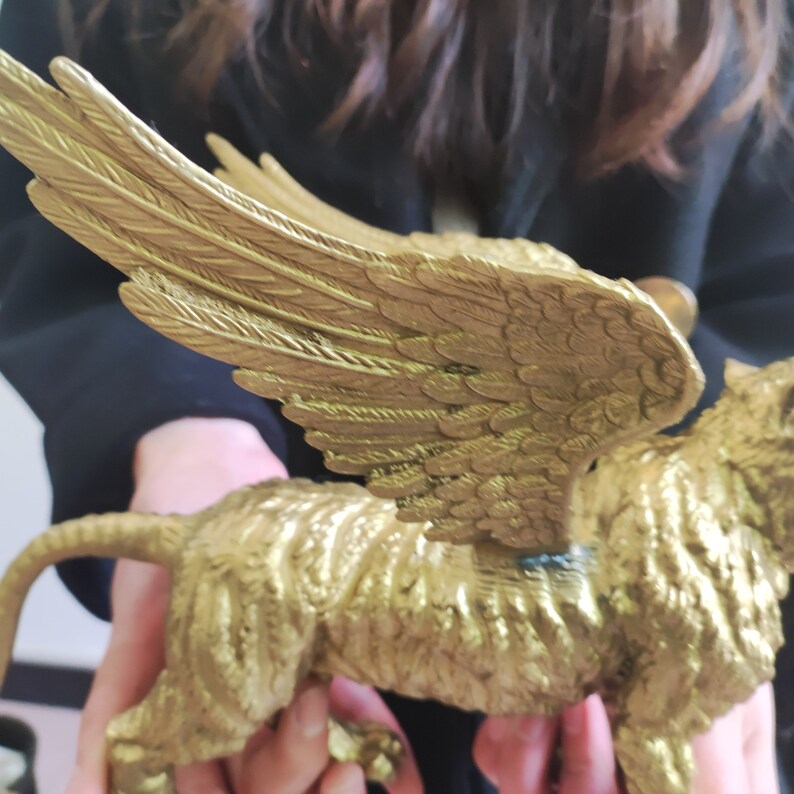 Brass Animal Flying Tiger Decorative Product Pure Copper Imitation Big ...