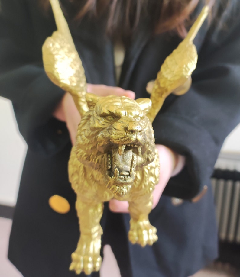 Brass Animal Flying Tiger Decorative Product Pure Copper Imitation Big ...