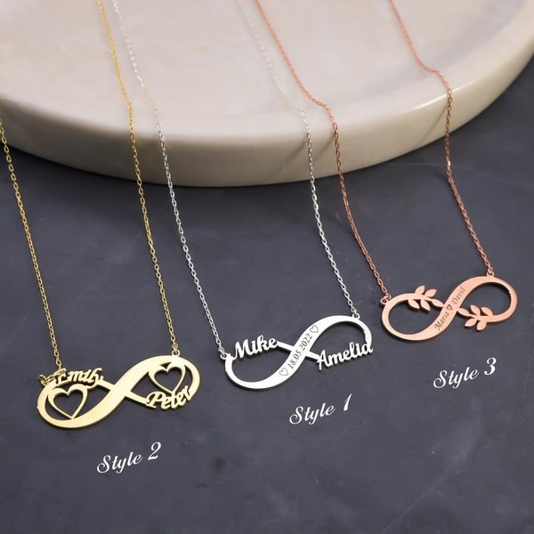 Infinity Necklace - Etsy