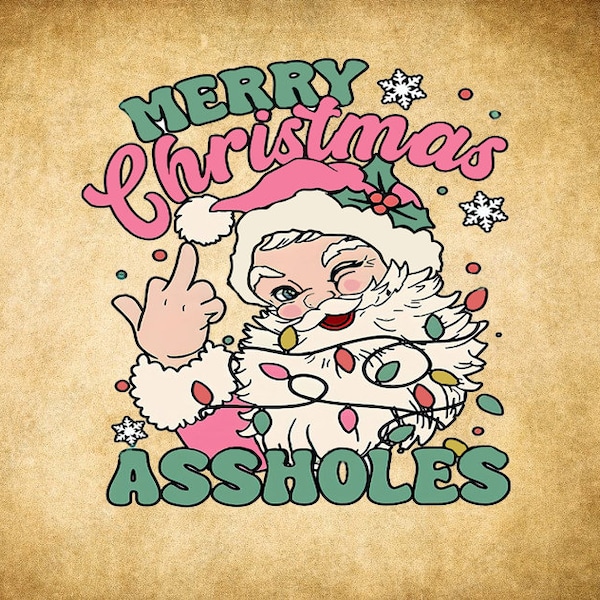 Santa Middle Finger Svg - Etsy