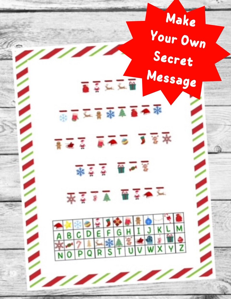 Elf Personalized Message-i'll Put Your Secret Message in the Decoder ...