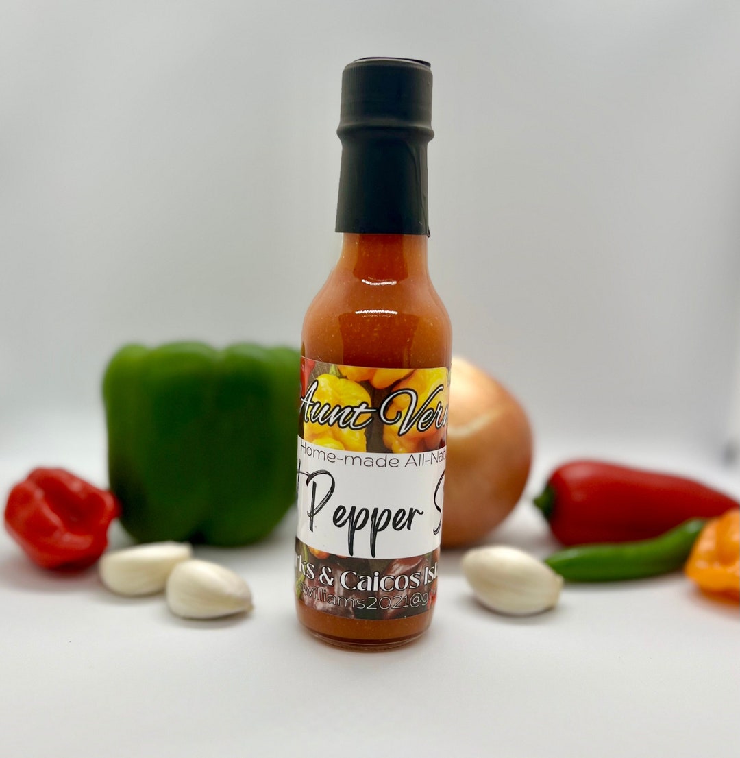 Aunt Verna’s Homemade Hot Pepper Sauce - Etsy
