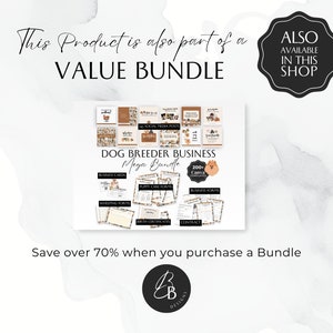 Dog Breeder Paperwork, Puppy Pack Forms, Editable Canva Templates, Dog ...