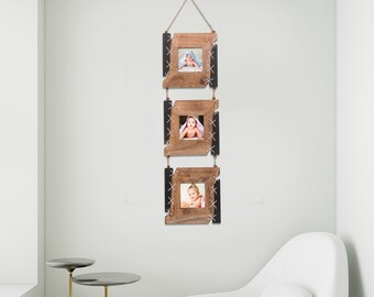 Triple Photo Hanging Frame - Etsy